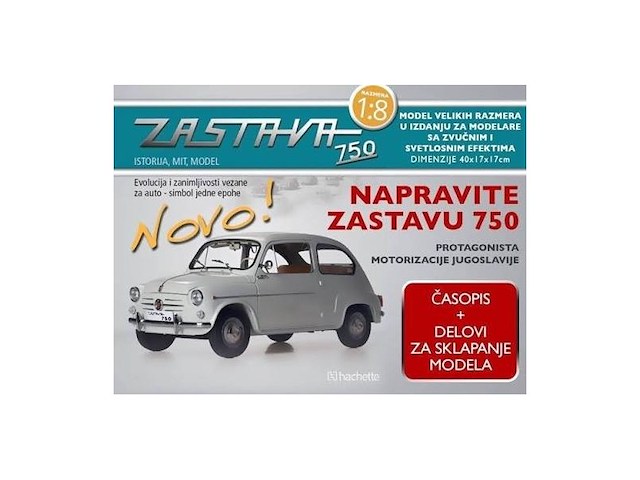 Zastava 750 1:8 maketa 56 broja