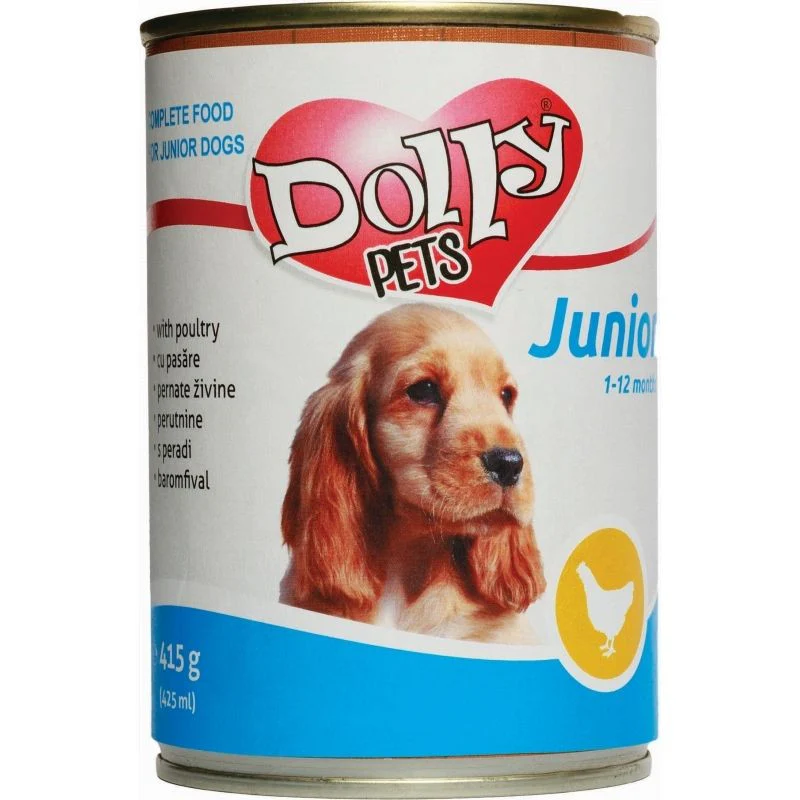 Dolly Pets konzerva za štence 415g – piletina