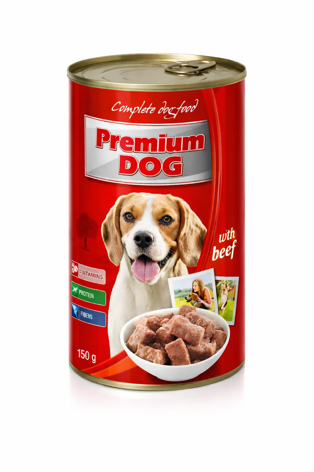 Premium Dog konzerva za pse 1240g – govedina