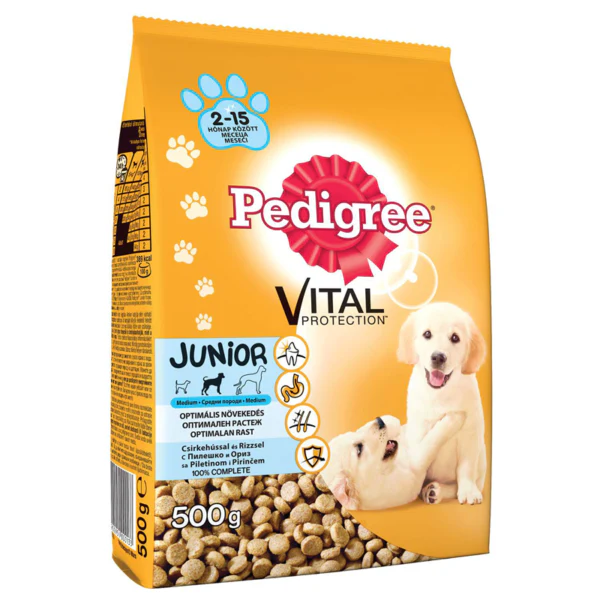 Pedigree Junior Piletina i Pirinač 500g – suva hrana za štenad