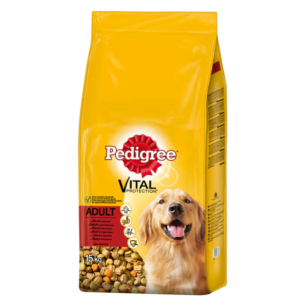 Pedigree Adult Govedina 12kg – kompletna suva hrana za pse