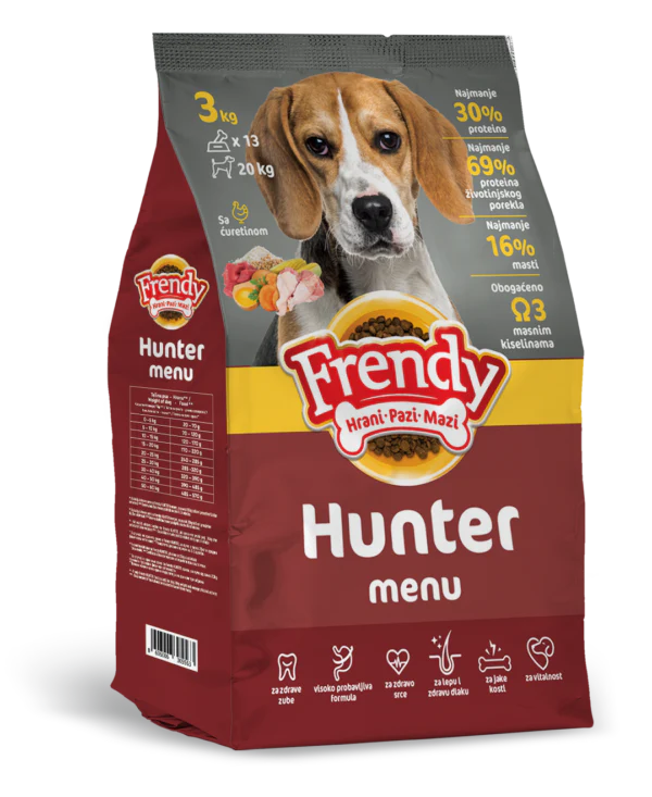 Frendy Hunter Menu – premium hrana za pse (3kg, 10kg, 20kg)