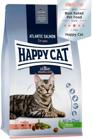 Happy Cat suva hrana za odrasle mačke – losos 10kg