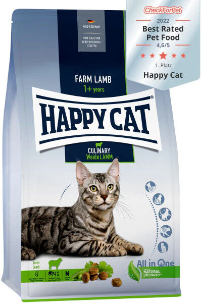 Happy Cat suva hrana za odrasle mačke – jagnjetina 10kg