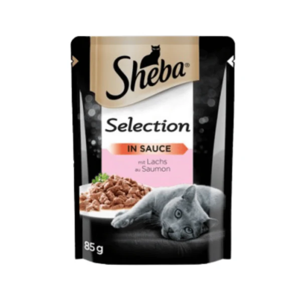 SHEBA kesica za mačke Selection – losos 85g