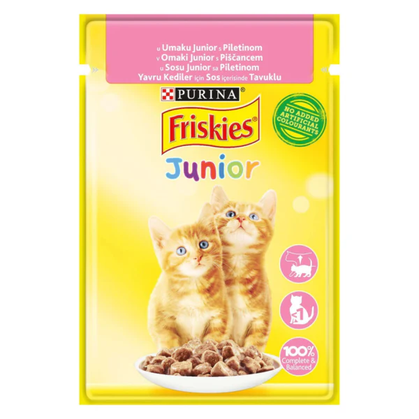 Friskies Junior kesica za mačiće – piletina (85g)