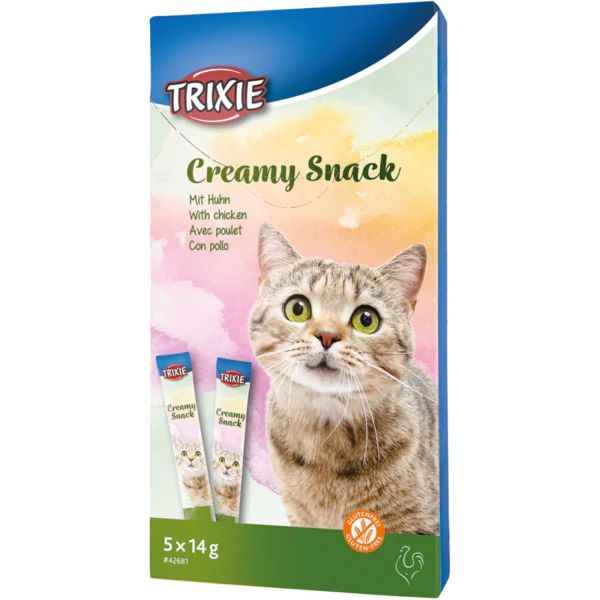 Trixie Creamy Snack – piletina (5×14g)