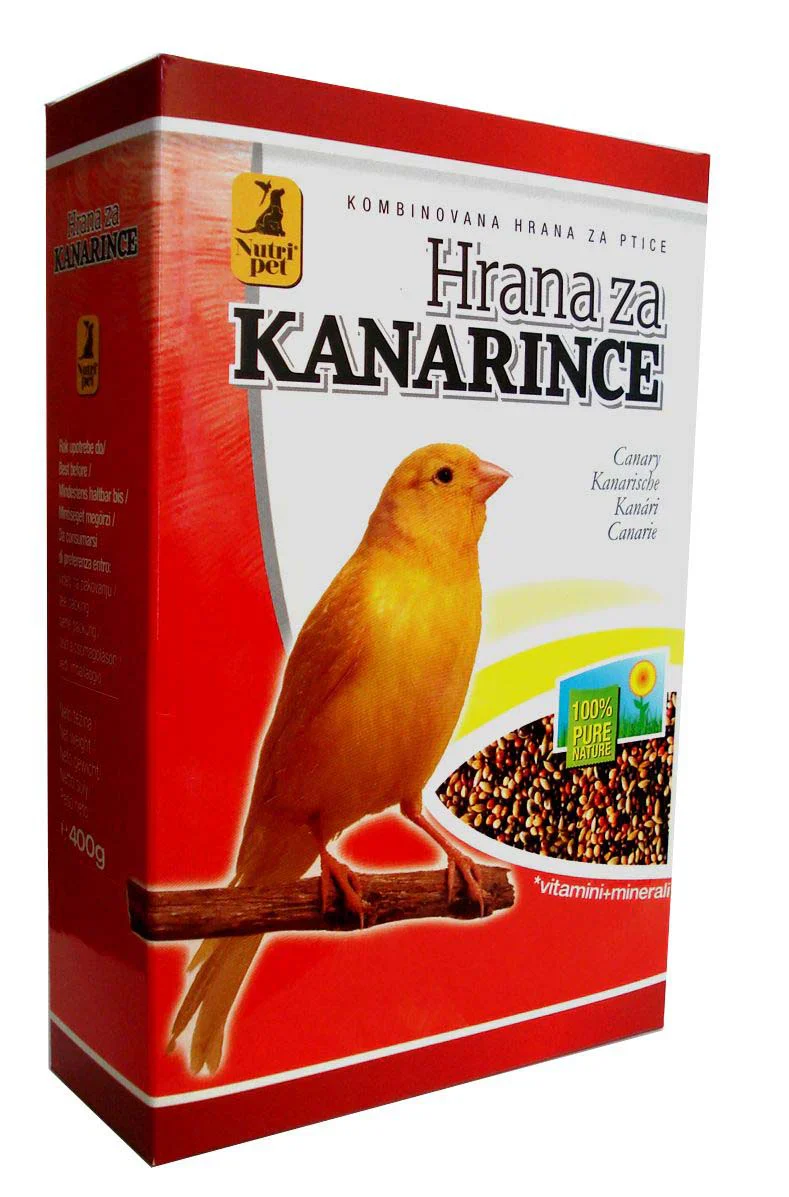 Nutri Pet hrana za kanarince 400g – kompletna hrana za kanarince