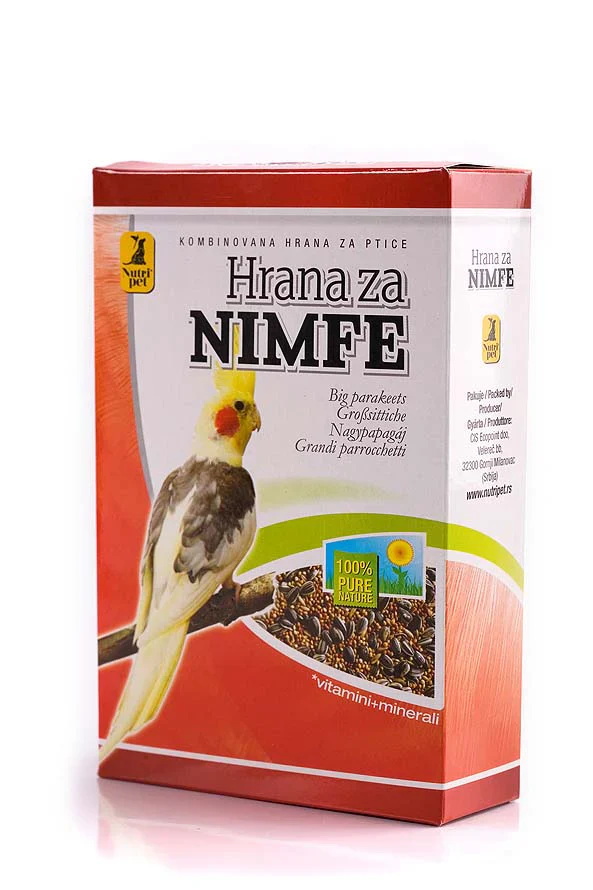 Nutri Pet hrana za nimfe 400g – kompletna hrana za nimfe