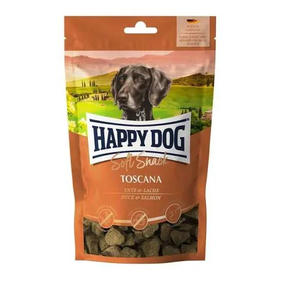Happy Dog Soft Snack Toscana – Pačetina i losos 100g