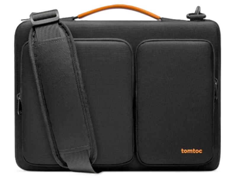 TOMTOC DEFENDER A42 LAPTOP BRIEFCASE BLACK 16” A42F3D1