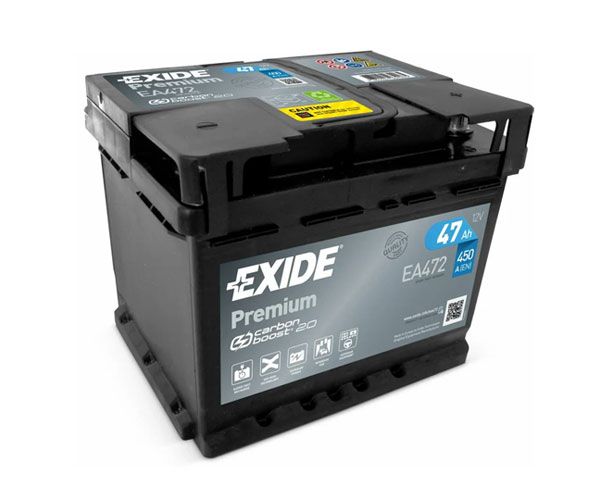 Akumulator Exide 12V 47Ah 450A D+ EA472 Premium