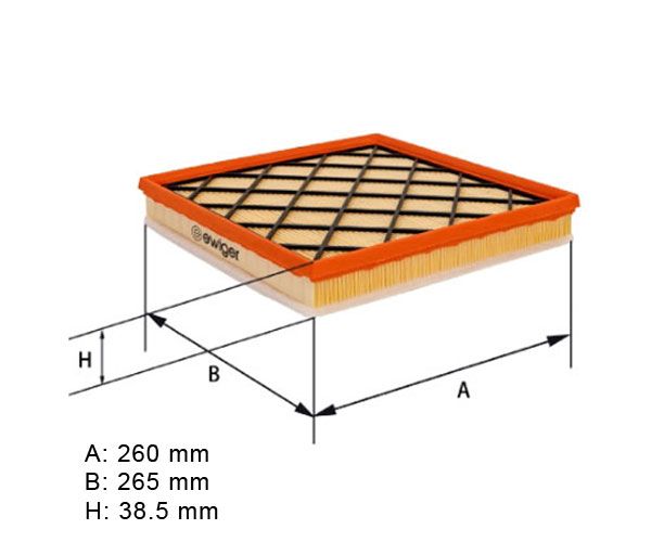 Filter vazduha Ewiger EW111050660 - AP051/7 - F026400217 - CAF100945P - ADG022101