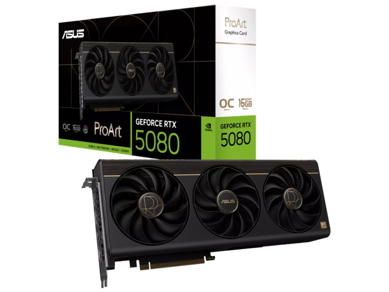 ASUS NVIDIA GEFORCE RTX 5080 16GB 256BIT PROART-RTX5080-O16G