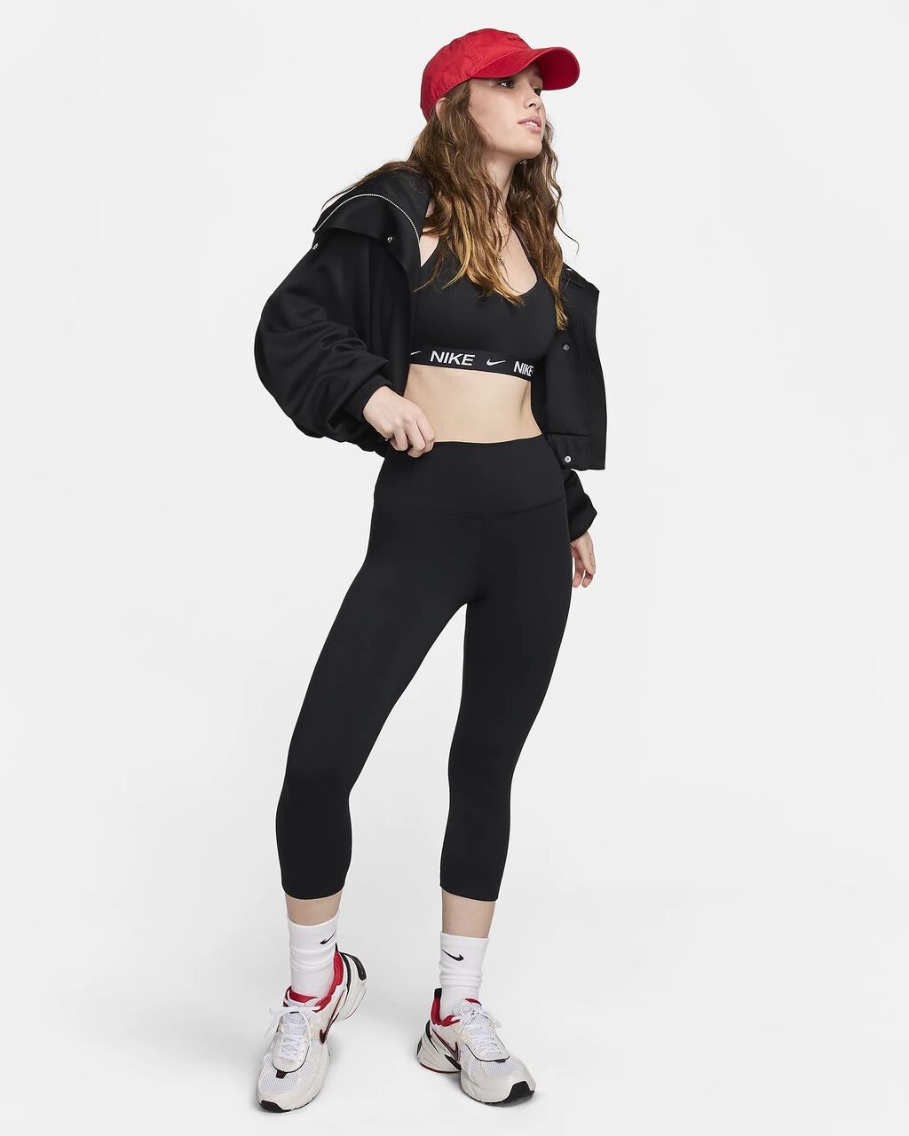 NIKE One High Rise Crop Tights Women vel. S NOVO FN