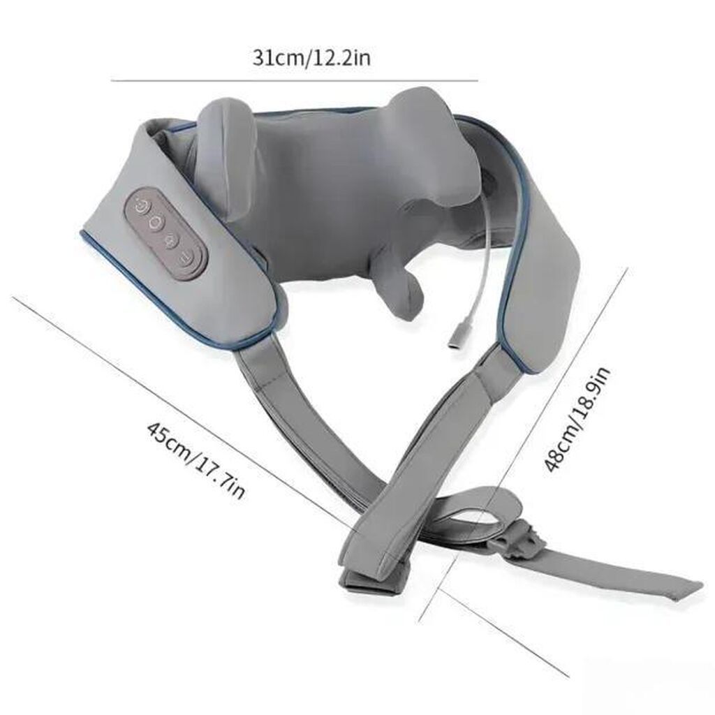 Masažer za vrat i ramena sa grejačem NOVO. OPIS PROIZVODA: Naš masažer