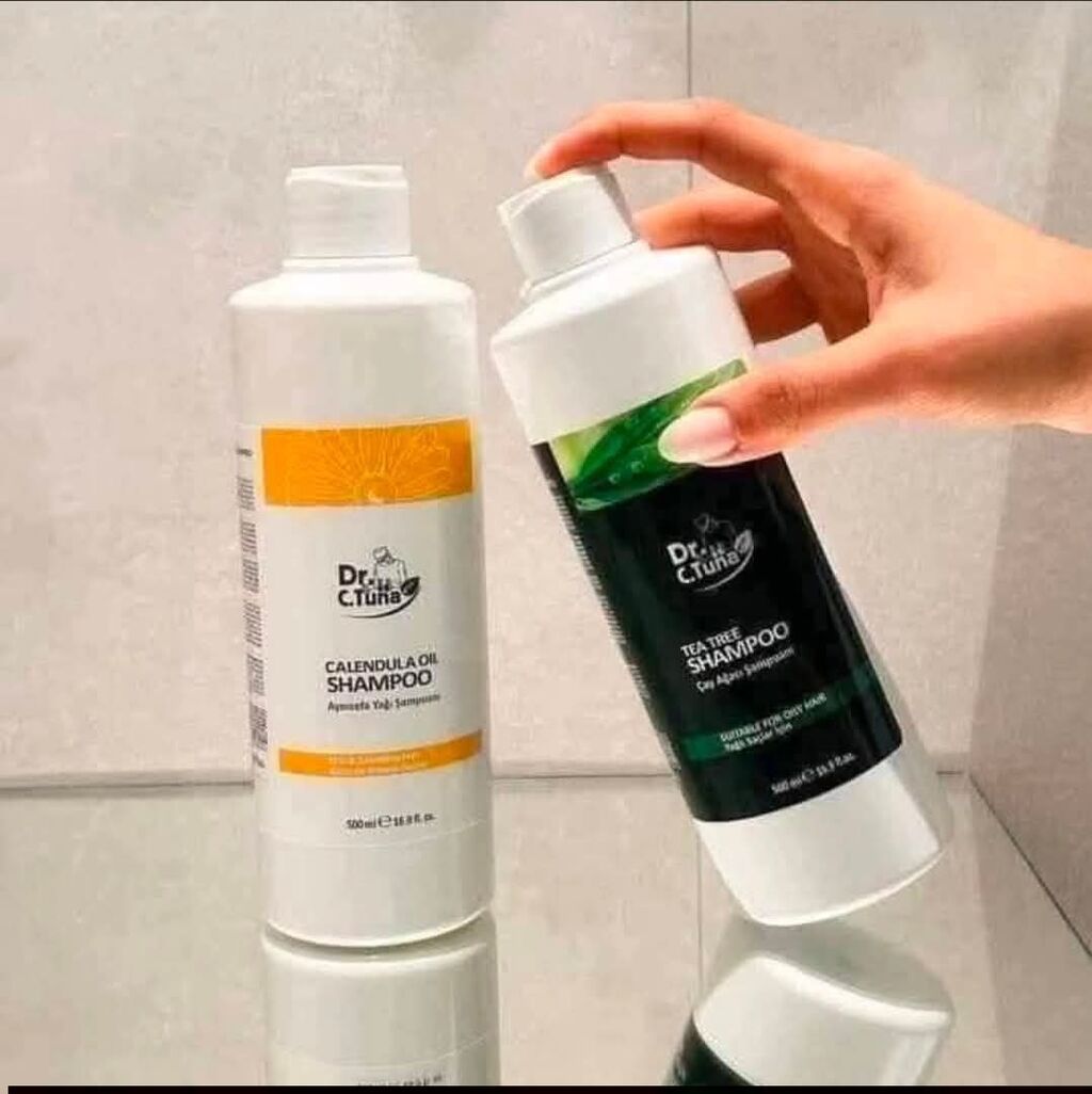 Dr. C. Tuna šamponi – 500 ml - Calendula Oil Shampoo (neven): blag