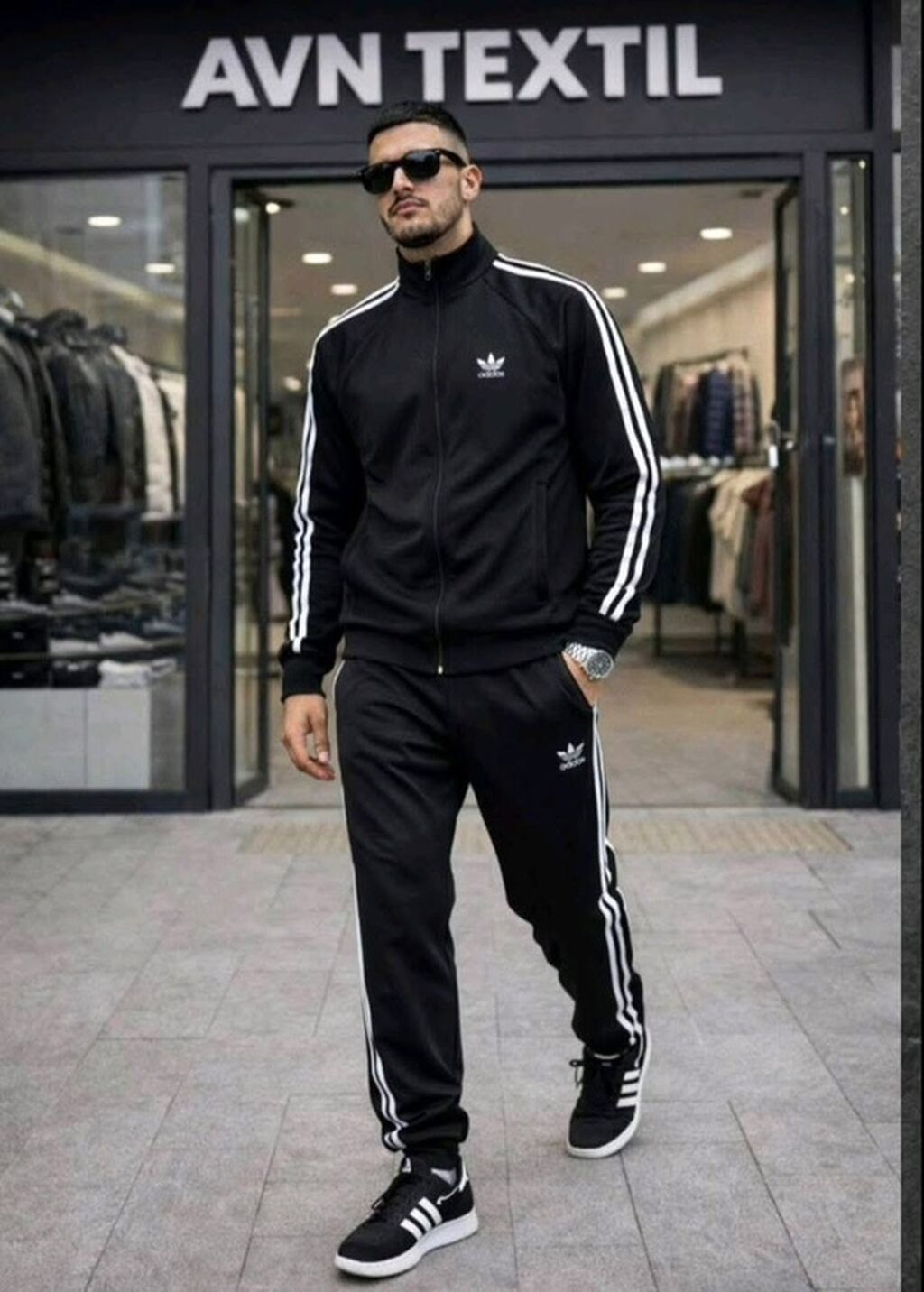 Trenerka Adidas, bоја - Crna