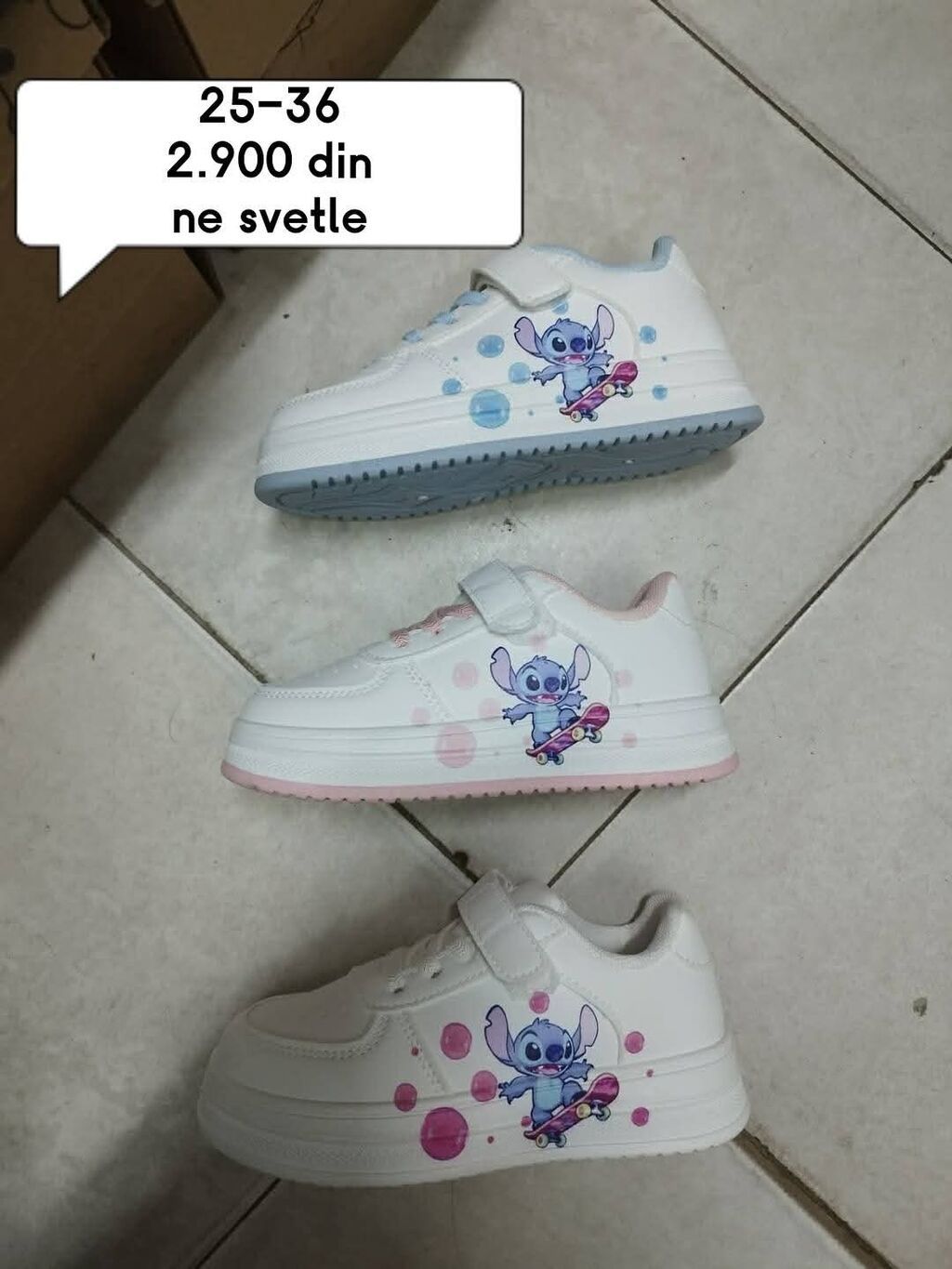   Br 20-30 Cena 2.900   SVETLE   Br25-36 Cena 2.900   NE SVETLE