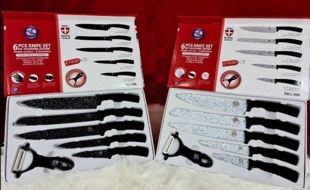 Set noževa MG-306 NOVO. Opis proizvoda: Nova `ANTI-SLIP` neklizajuća