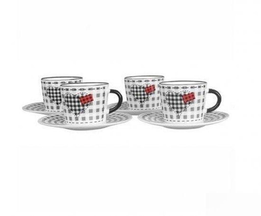 Set šoljica 6/1 BR-961 NOVO. Opis proizvoda Set šoljica sa tacnama