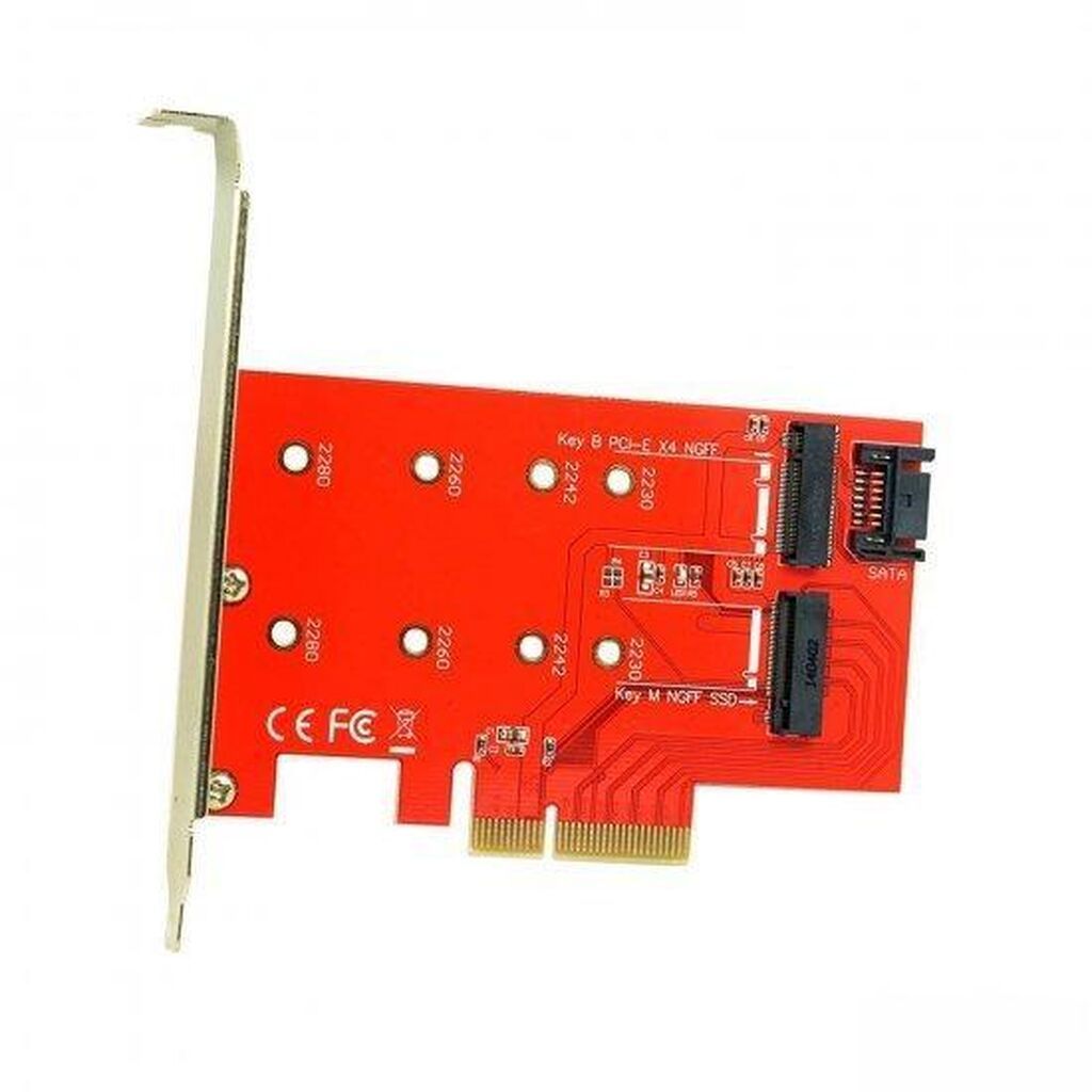 2 port NGFF M.2 SSD na PCI Express nvme m2 slot. Ovaj adapter je