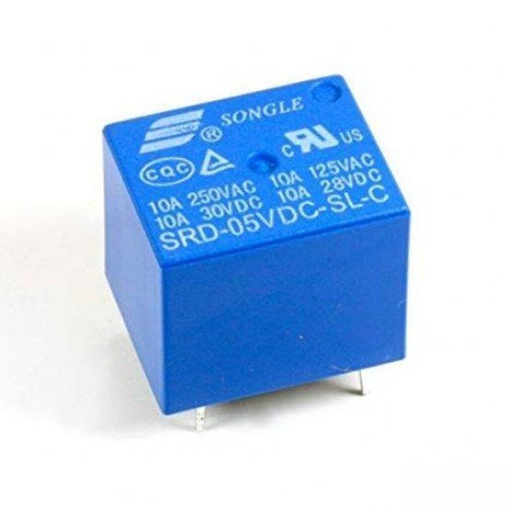 Rele - 5V DC - 10A - SRD-05VDC-SL-C. Ovaj relej je namenjen za print