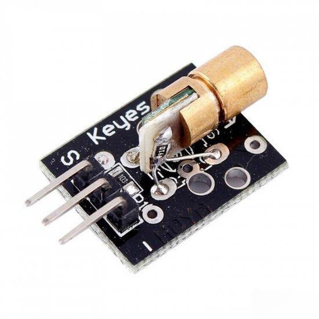 Laserski senzor modul za Arduino KY-008 650 nm. Ovaj modul se koristi