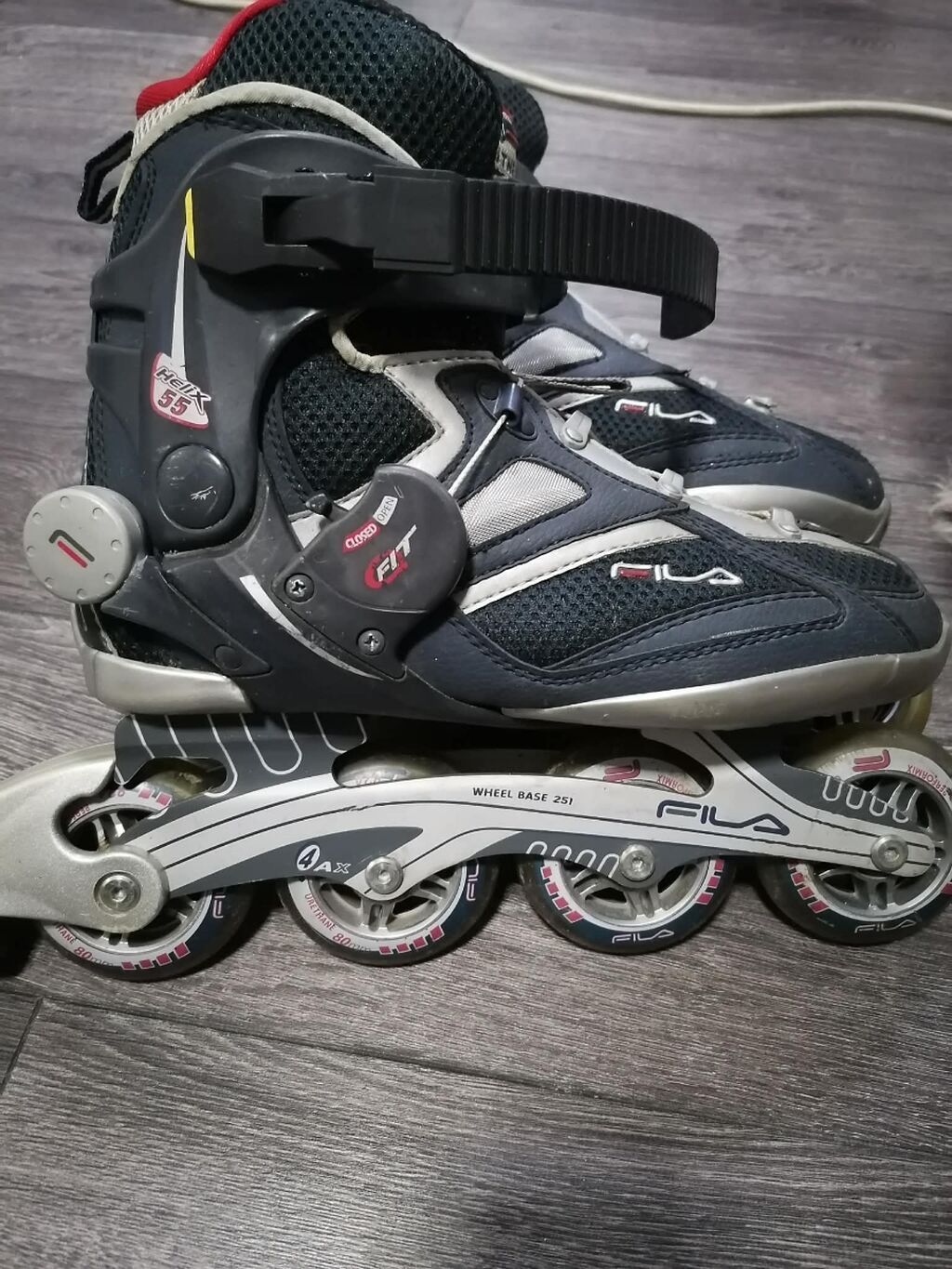 Fila inline roleri – 4 točka, alu šasija - Brend/model: Fila Fitness