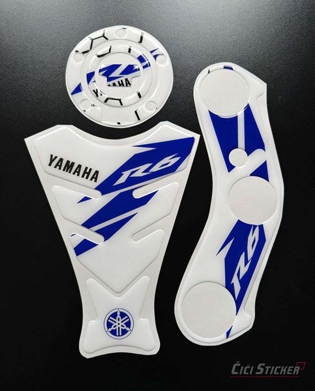 Yamaha R6 Tank pad cep guvernala komplet protektori-2770 Yamaha R6