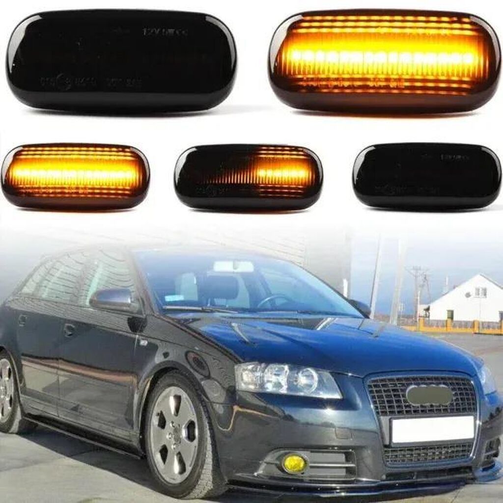 Led dinamik - setajuci migavci Audi A3, A4, A6. Dinamicki- setajuci