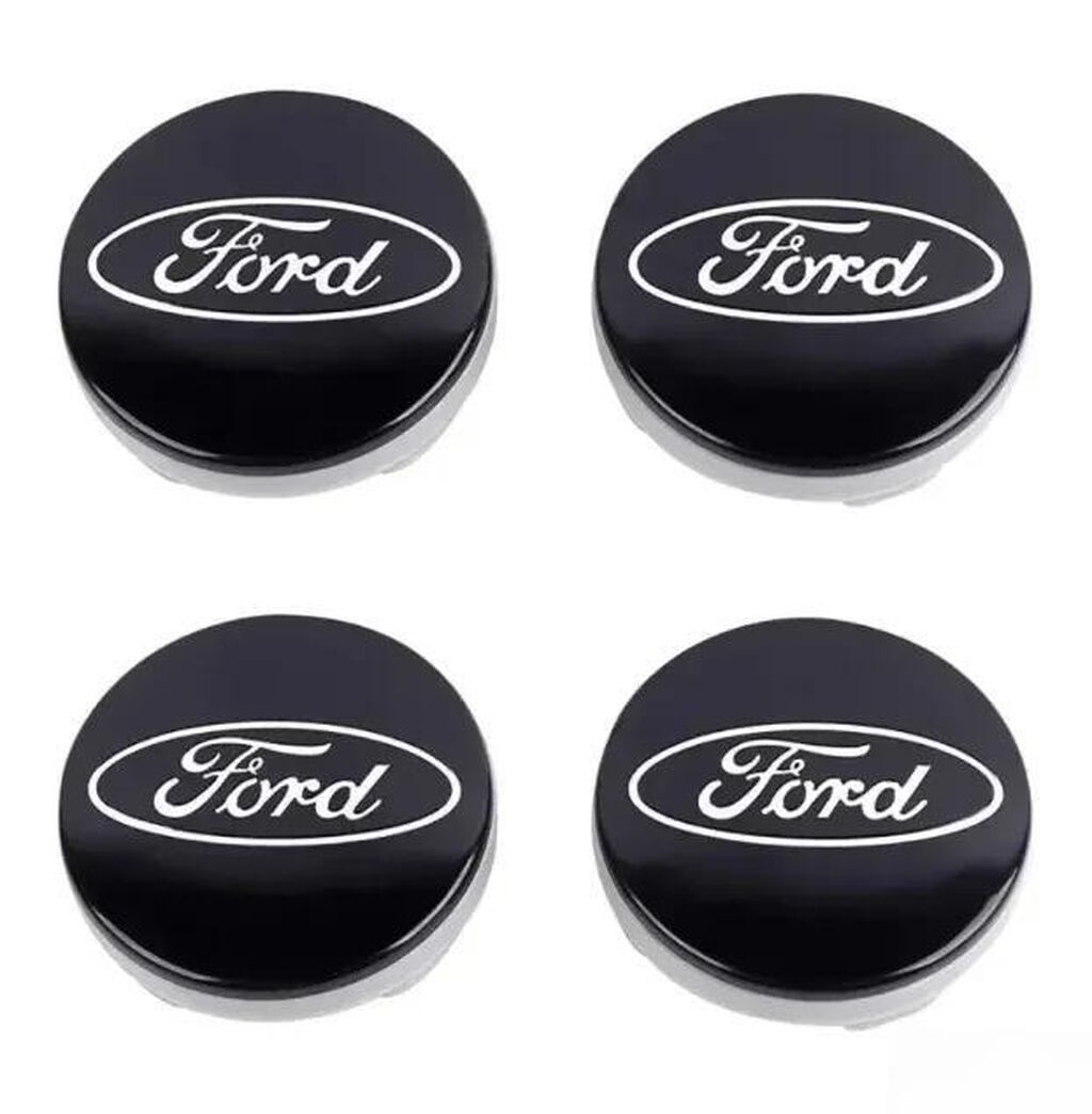 Cepovi za felne Ford 54mm - crni. Cepovi za aluminijumske felne. ✨