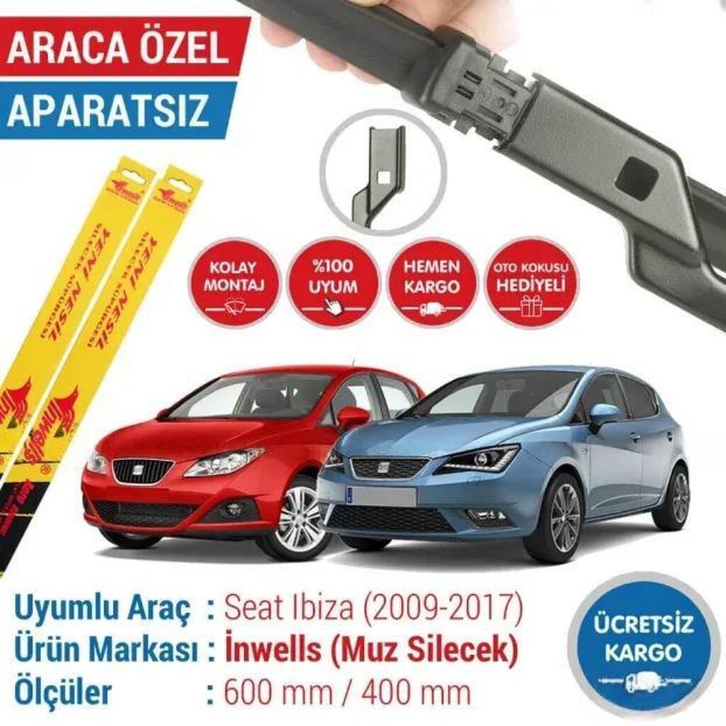 Tipski aero brisaci Seat Ibiza, Cordoba. U pitanju su turski brisaci