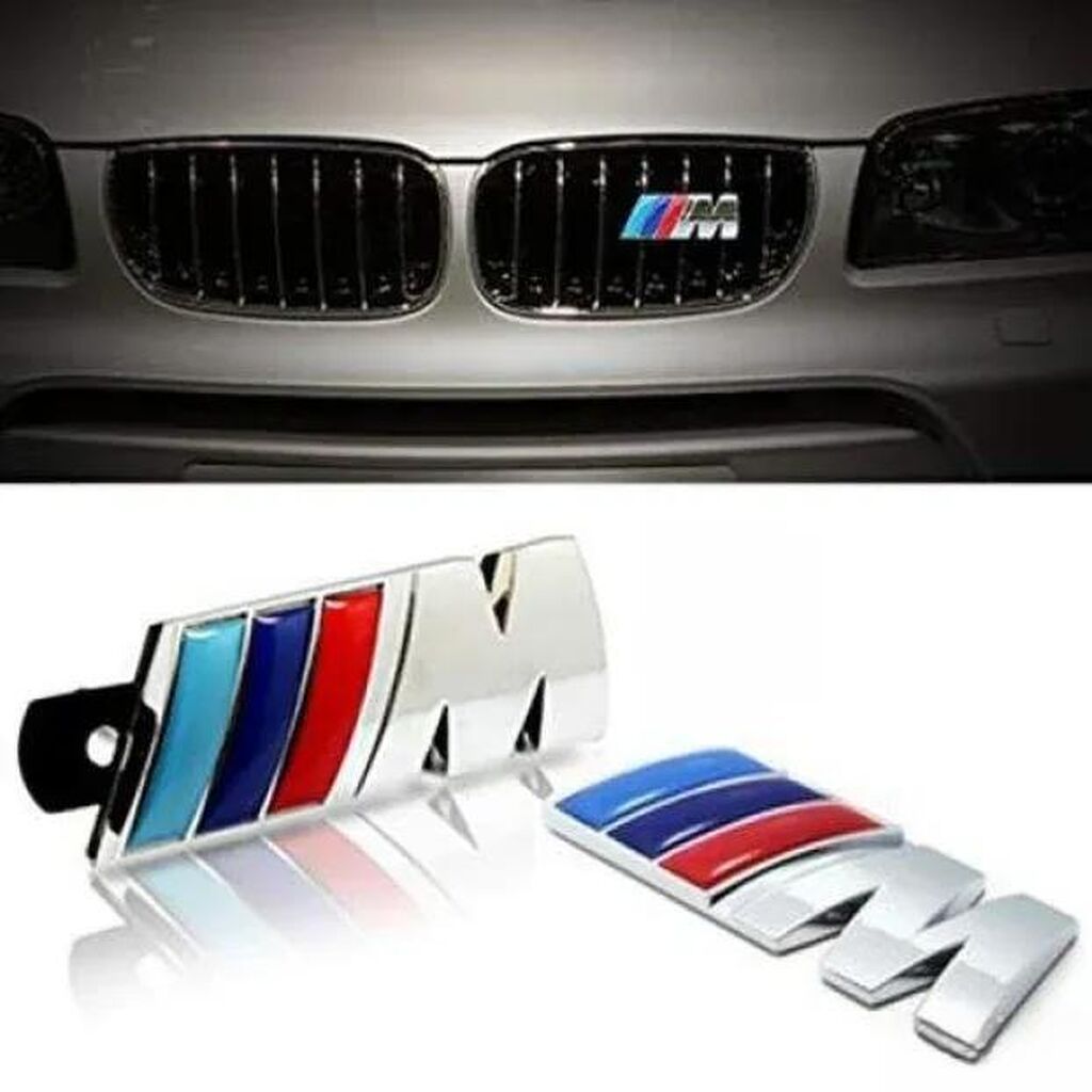Komplet znakova BMW M predni + zadnji. Komplet znakova oznaka za