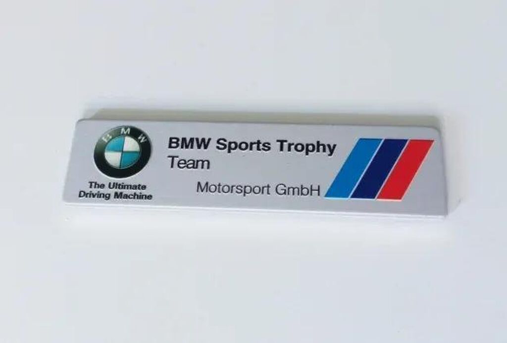 Ukrasna plocica Bmw M. Ukrasna plocica znak od aluminijuma. ✨