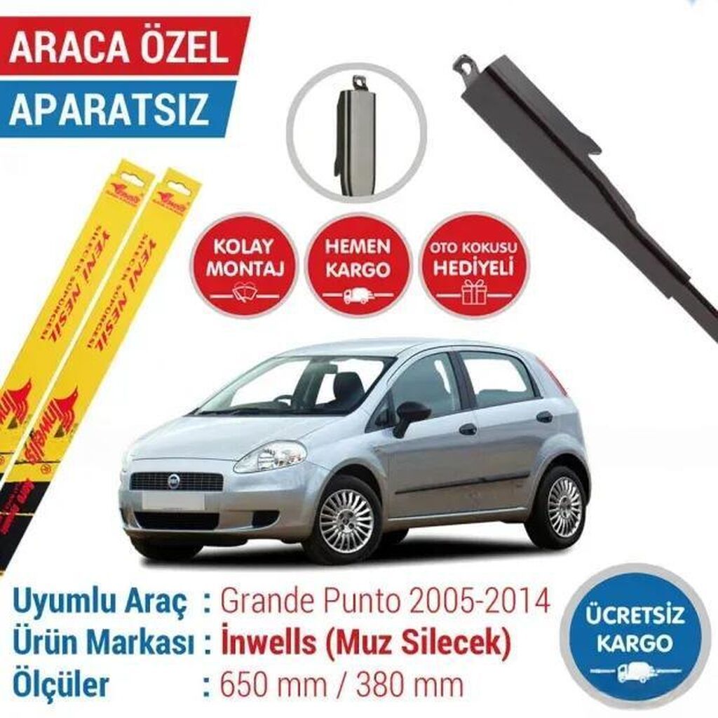 Tipski aero brisaci Fiat Bravo, Punto, Ducato, Doblo. U pitanju su