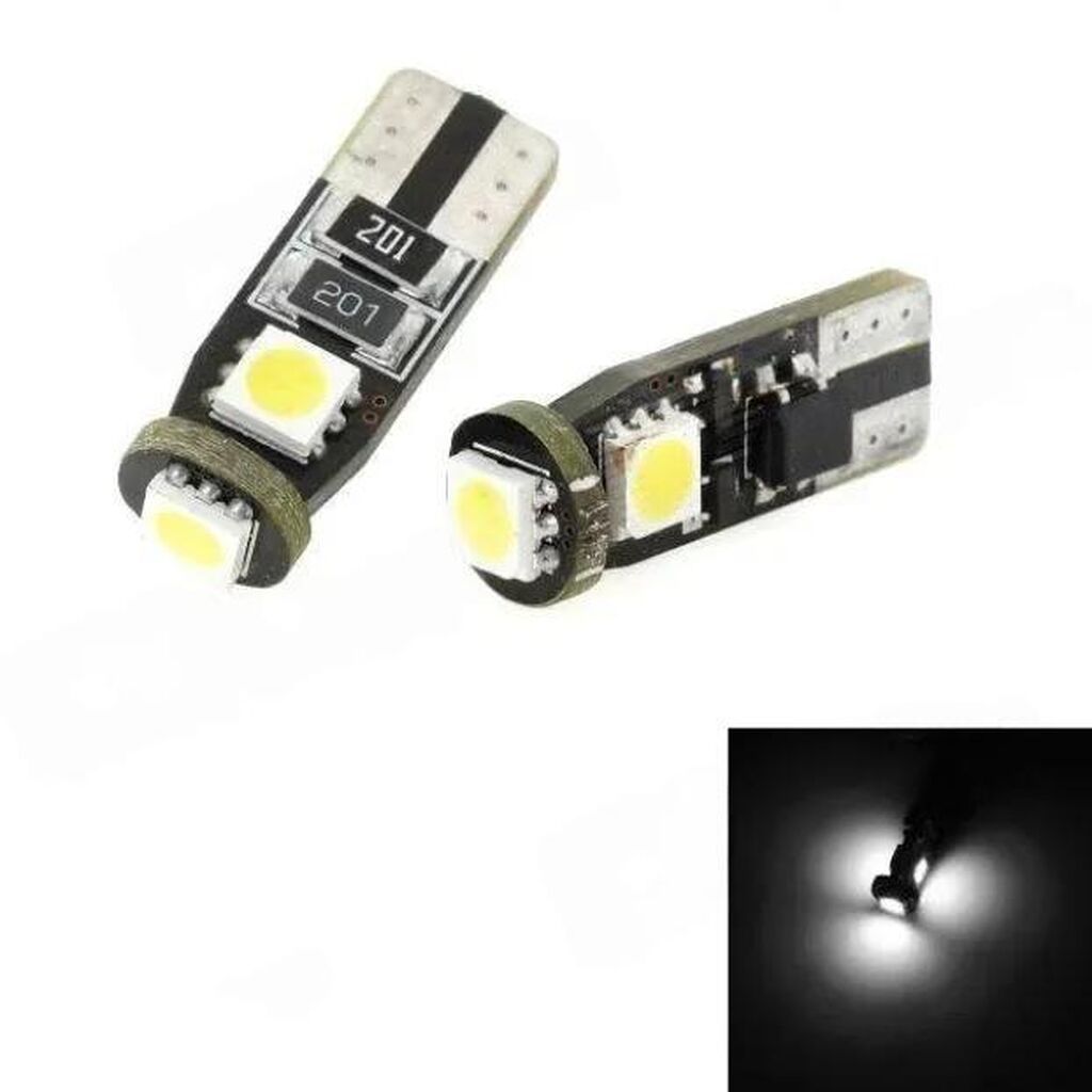 Led diode ubodne T10 CANBUS - bez greske. Ubodne led diode CANBUS ne