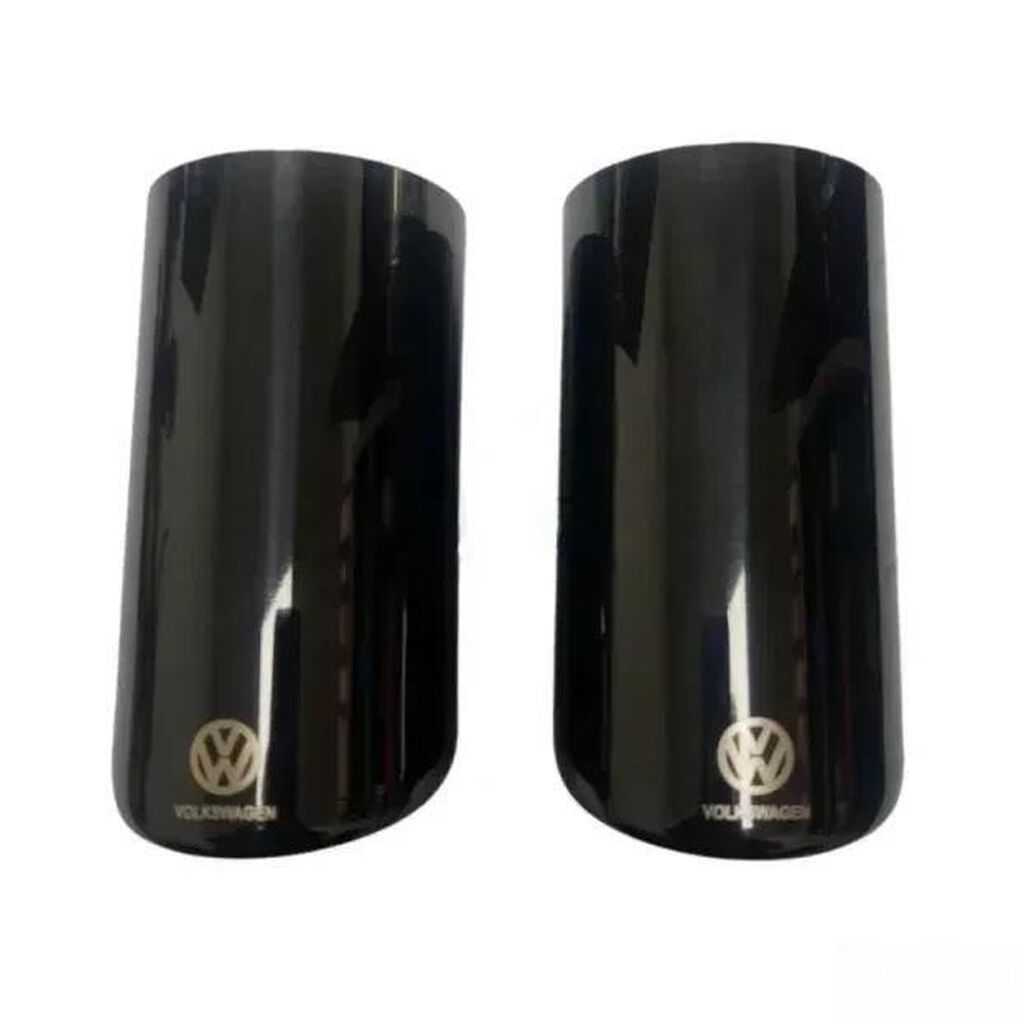 Hrom nastavak auspuha VW logo 69mm - crni. Kvalitetni nastavci auspuha