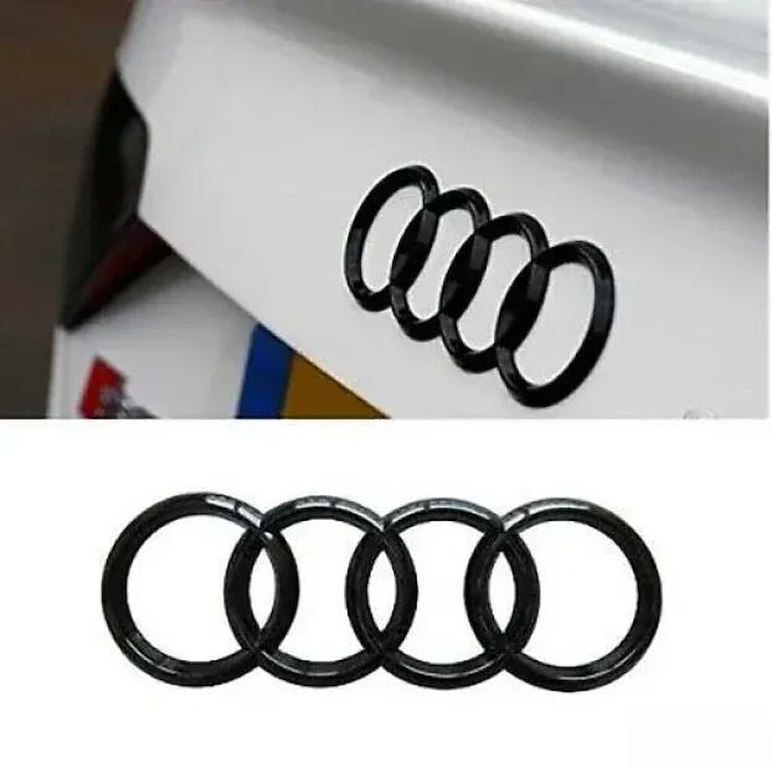 Audi zadnji samolepljiv znak 19 x 6,8cm. Zamenski znakovi Audi