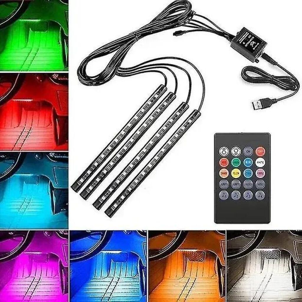 Led dekorativna traka 4 stapa x 12 dioda - daljinski. Led dekorativna