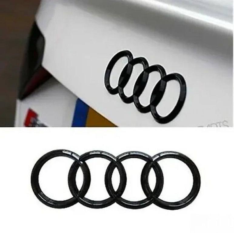 Audi znak za gepek 20x7cm. Zamenski znakovi Audi odlicnog kvaliteta. ✨