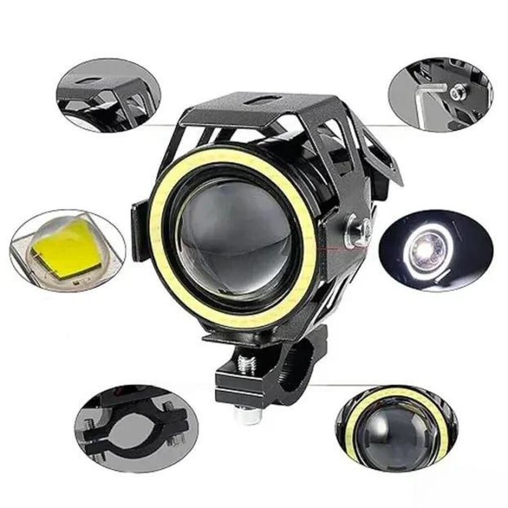 Led far projektor za motor - angel eyes. Led far projektor za motor sa