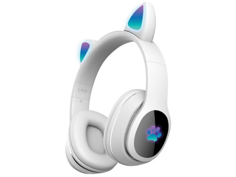 XWAVE L400 WHITE BLUETOOTH STEREO SLUŠALICE SA MIKROFONOM