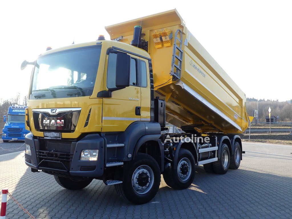 MAN TGS 41.470 / 8x8 / WYWROTKA KH-KIPPER / MANUAL / NISKI PRZEBIEG kiper