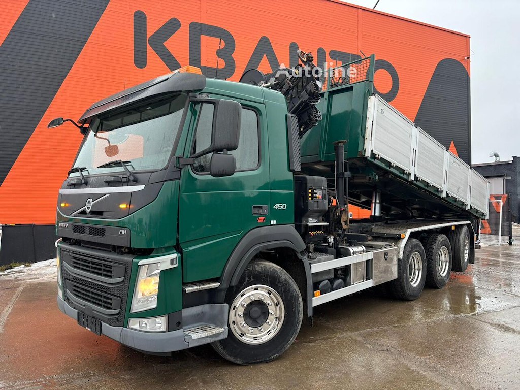 Volvo FM 450 8x4*4 HIAB 192E-5 / BOX L=6157 mm kiper