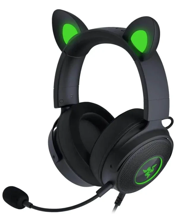 SLUŠALICE SA MIKROFONOM RAZER KRAKEN KITTY V2 BLACK/GREEN