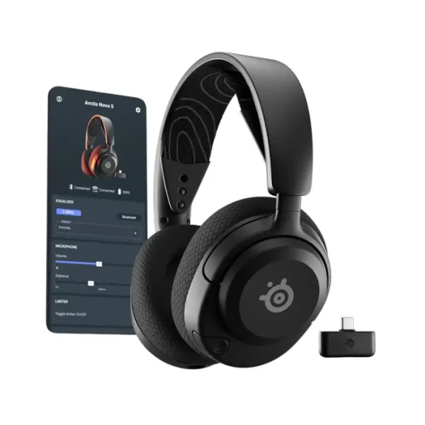 BEŽIČNE SLUŠALCIE SA MIKROFONOM STEELSERIES ARCTIS NOVA 5 BLACK