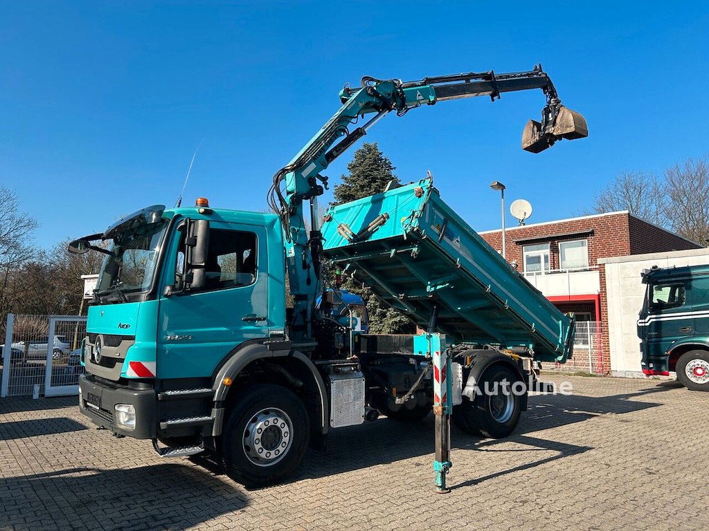 Mercedes-Benz 1829 Axor MEILLER 3Skipper + AK 120.2E Kran kiper