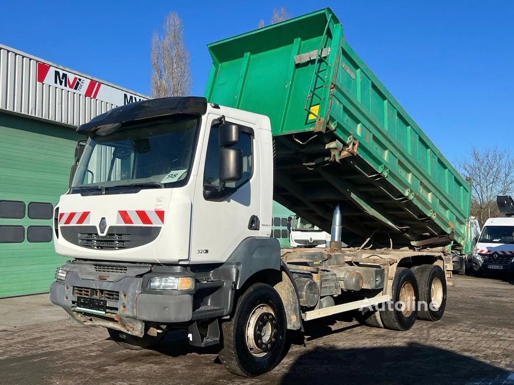 Renault Premium 320 6x4 PTO, SPRING SUSPENSION, STEEL DUMPER ! kiper
