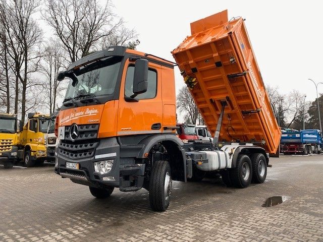 Mercedes-Benz AROCS 3353 6x6 KIPPER MEILLER BORDMATIK kiper